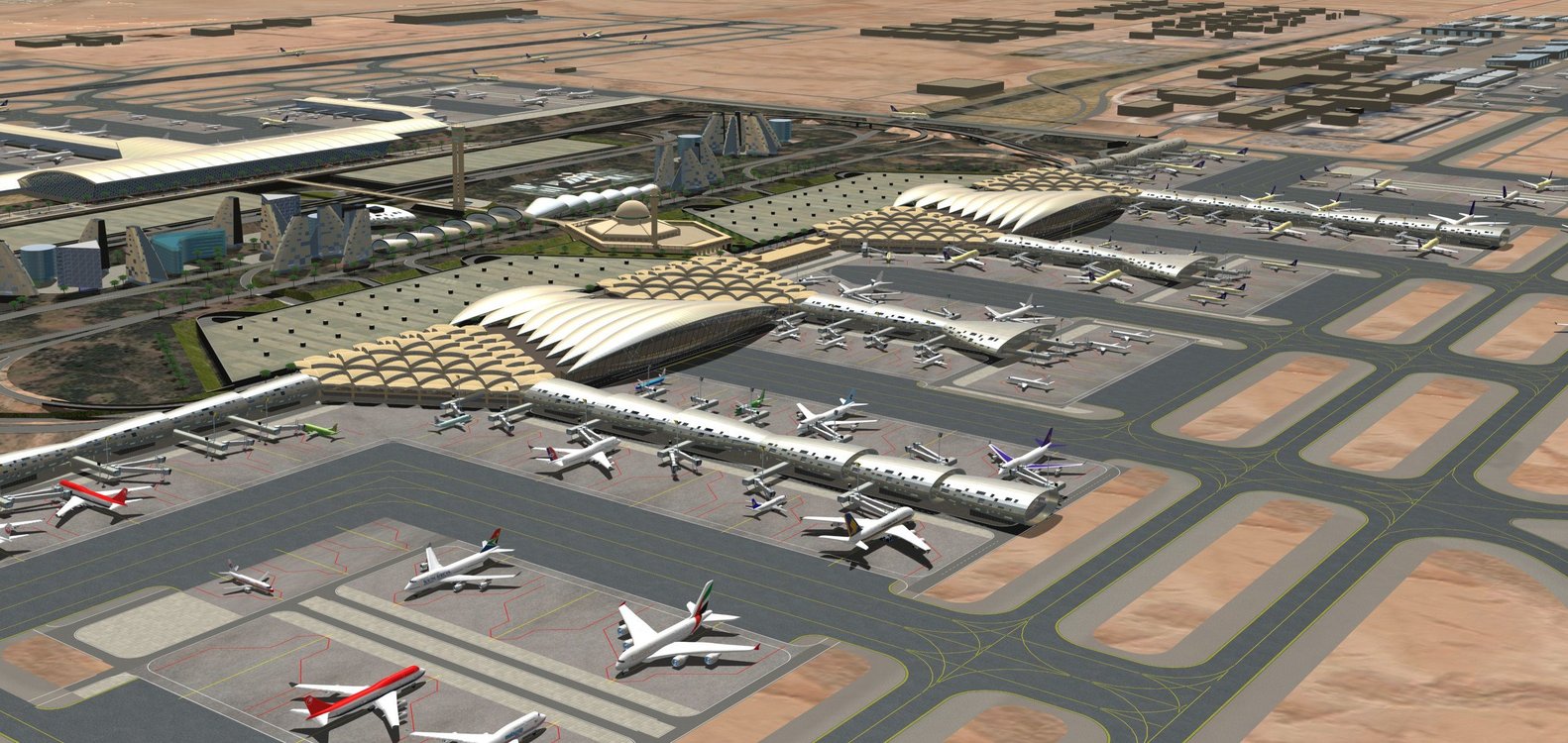 Maps of RUH - King Khalid International Airport, Airport