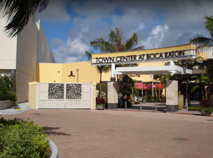 Maps of Town Center at Boca Raton, Mall, Boca Raton